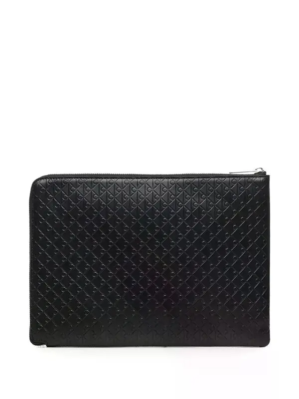 Calvin Klein Embossed Zip Wallet