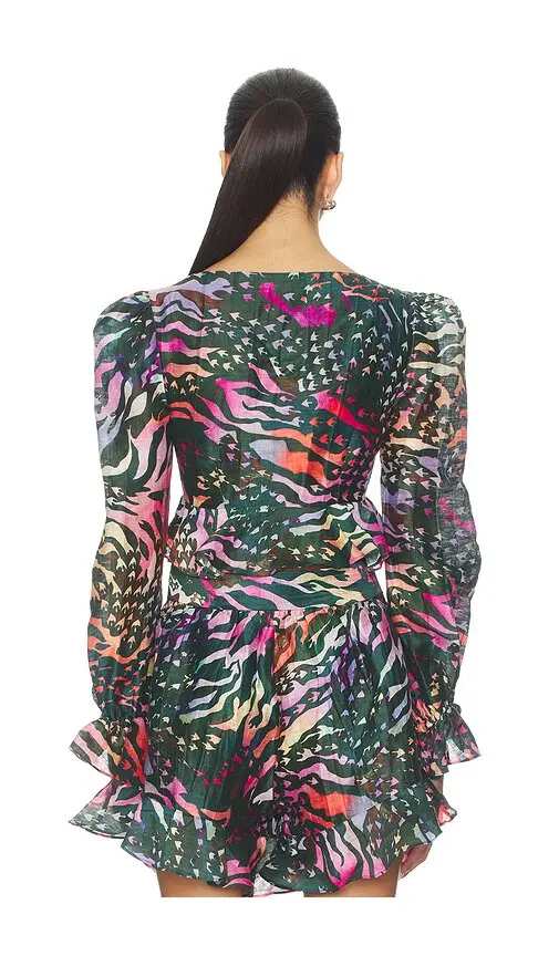 LA FUORI Graphic Jungle Top