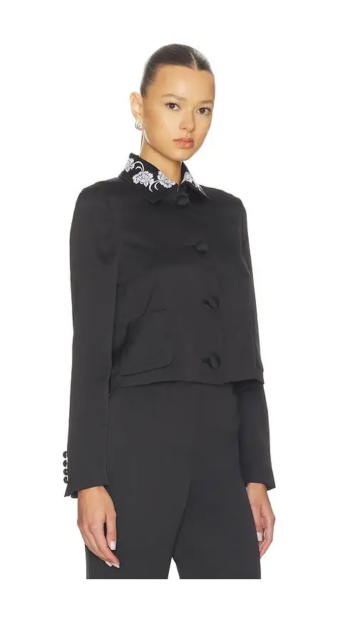 Ciao Lucia Arlene Embroidered Collar Jacket