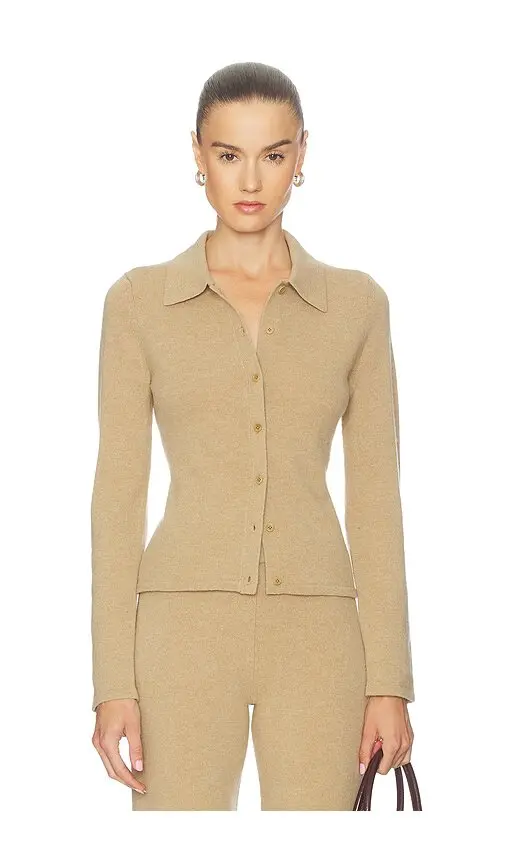 L'academie Berke Button Down Top