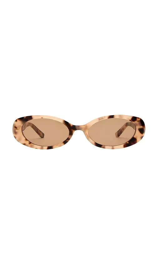 LUV LOU The Morgan Sunglasses - Cream Tort & Brown Mono