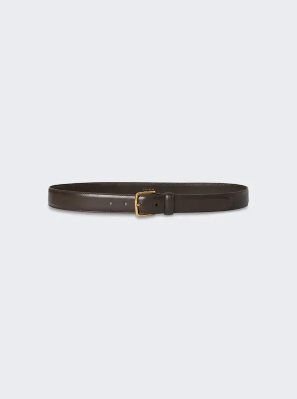 THE ROW Classic Calfskin Leather Belt - Brown