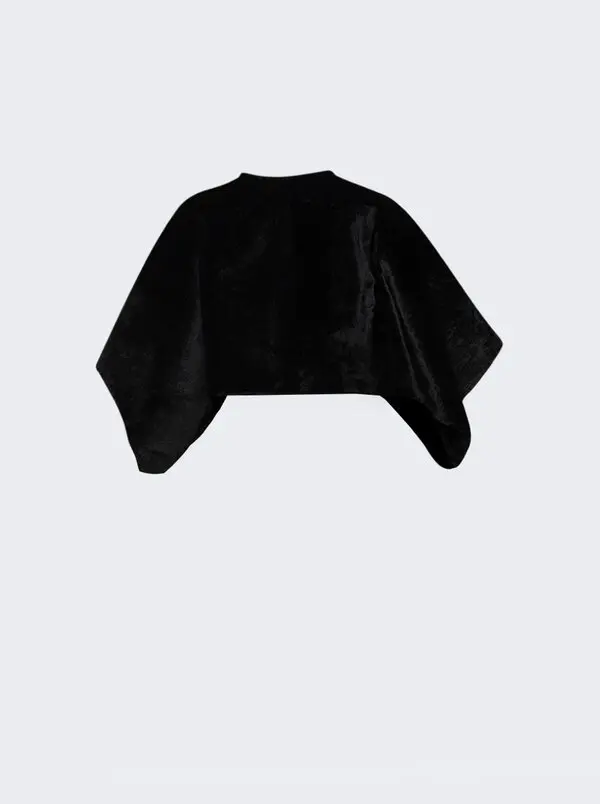 Nour Hammour Edra Shearling Cape