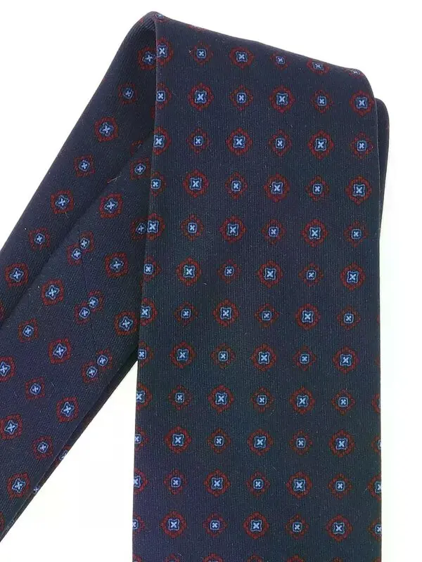 Cesare Attolini Patterned Standard Neck Tie - Blue