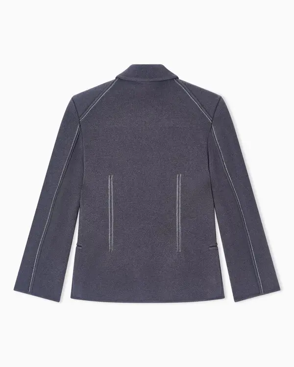 Giorgio Armani Cashmere Single-breasted Short Jacket