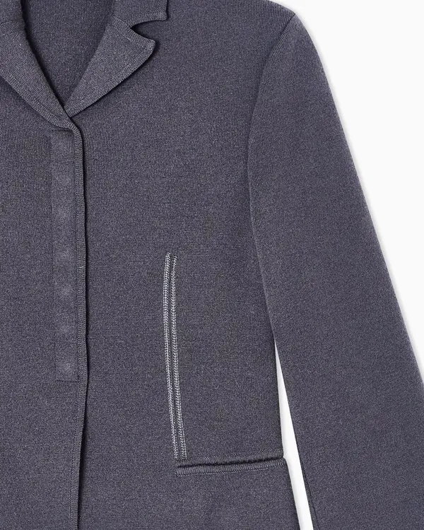 Giorgio Armani Cashmere Single-breasted Short Jacket