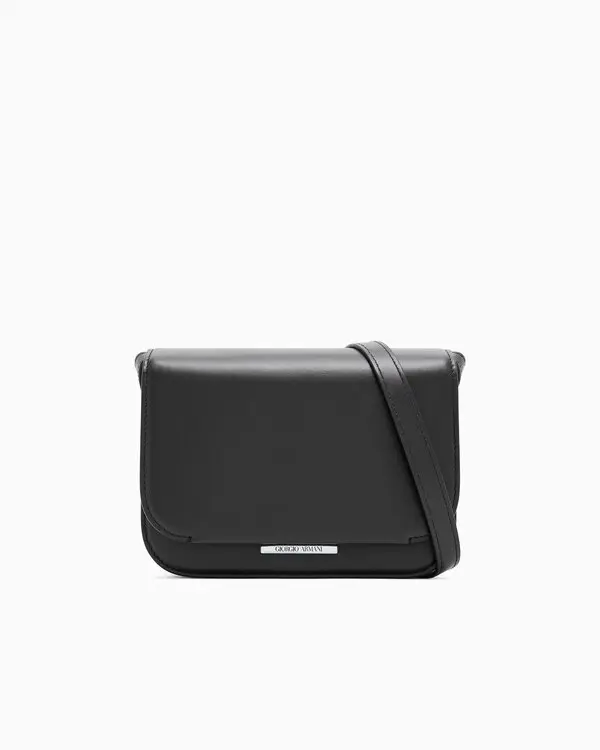 Giorgio Armani Small Leather Shoulder Bag - Brown