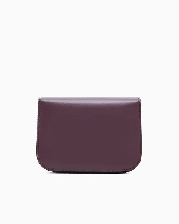 Giorgio Armani Leather Shoulder Bag - Red