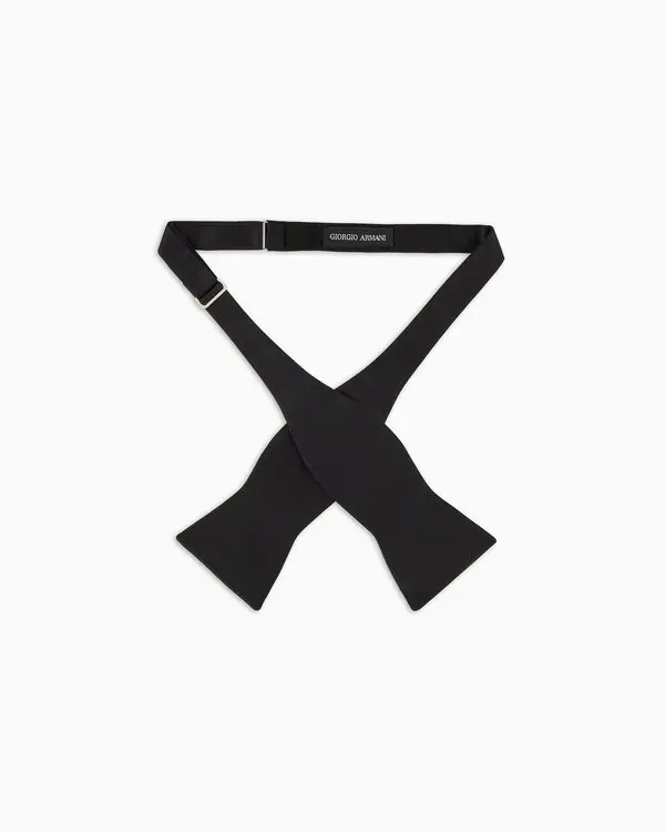 Giorgio Armani Silk Self-tie Bow Tie
