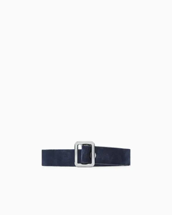 Giorgio Armani Suede Belt - Blue