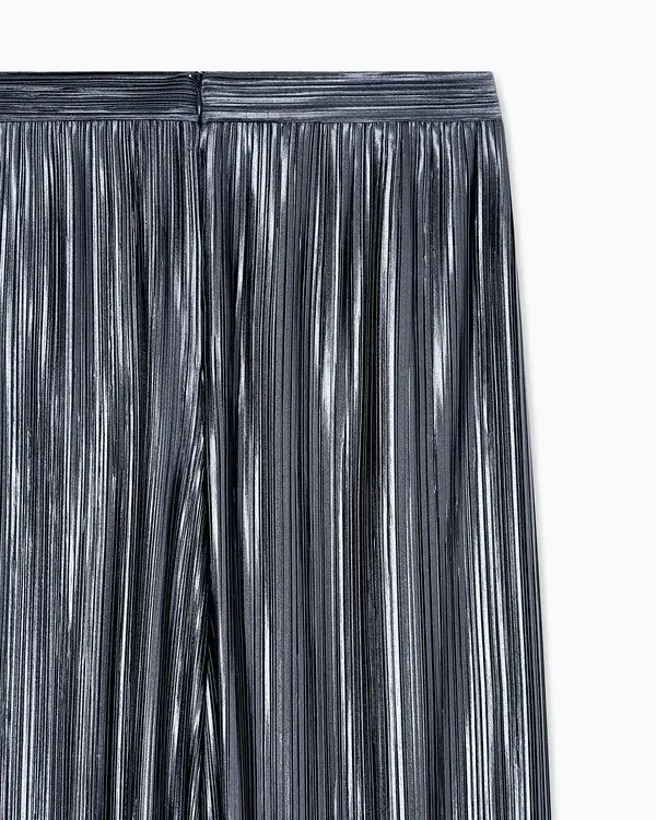 Giorgio Armani Wide Leg Pleated Trousers