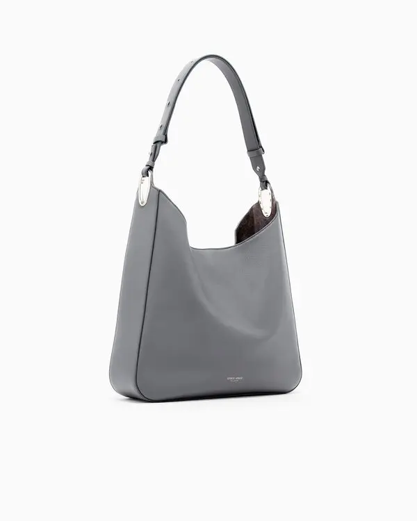 Giorgio Armani Leather Hobo Bag