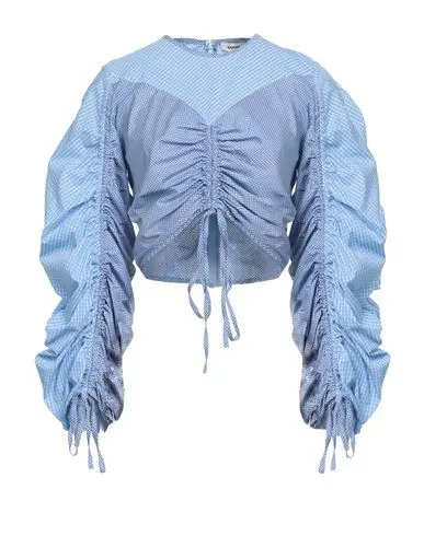 Sandro Checked Crop Top