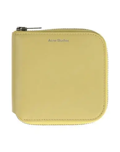 Acne Studios Wallet Cow Leather - Sage Green