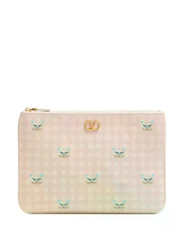 Valentino Garavani Le Chat De La Maison Clutch - Pink