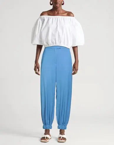 8PM Viscose And Polyamide Tapered Pants