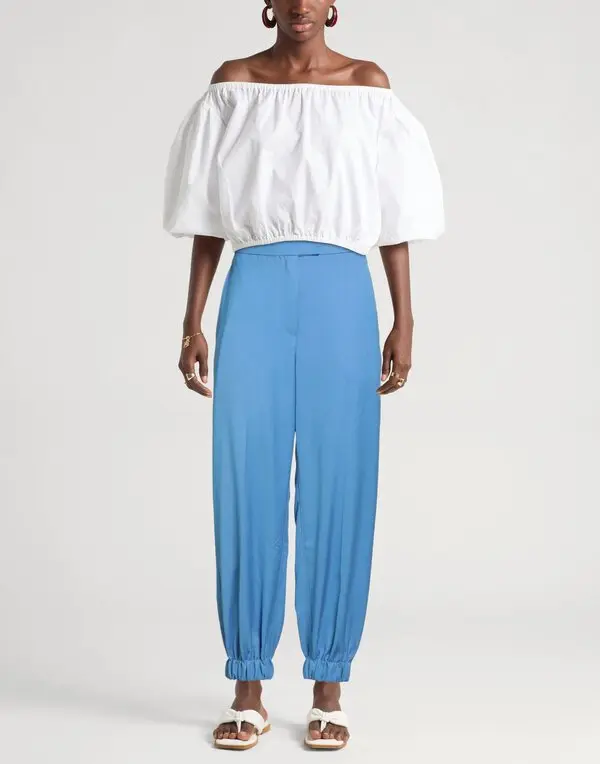 8PM Viscose And Polyamide Tapered Pants