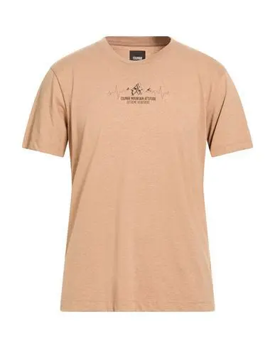 COLMAR T-shirt Camel Size Polyester, Cotton