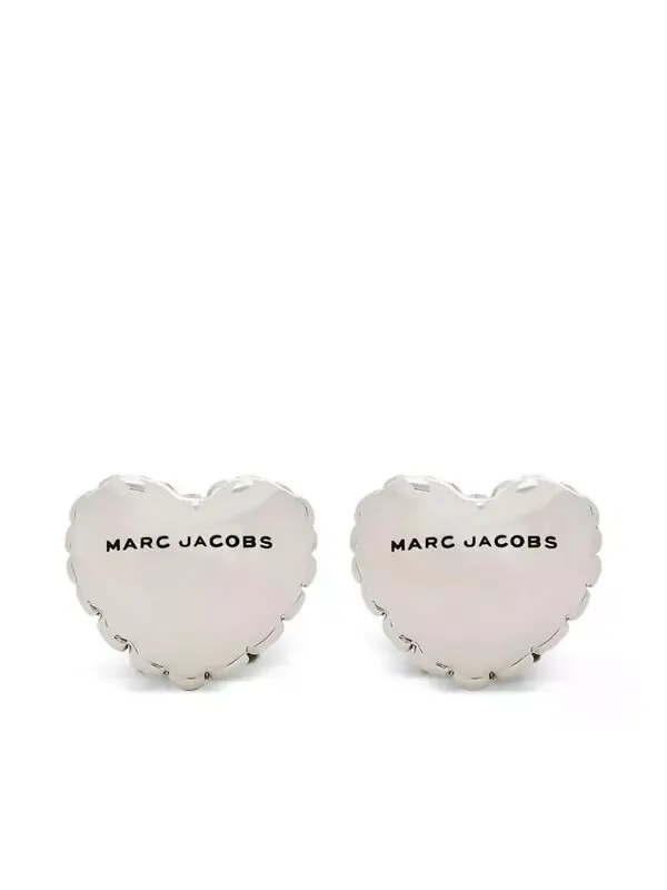 Marc Jacobs Heart Balloon Earrings - Silver