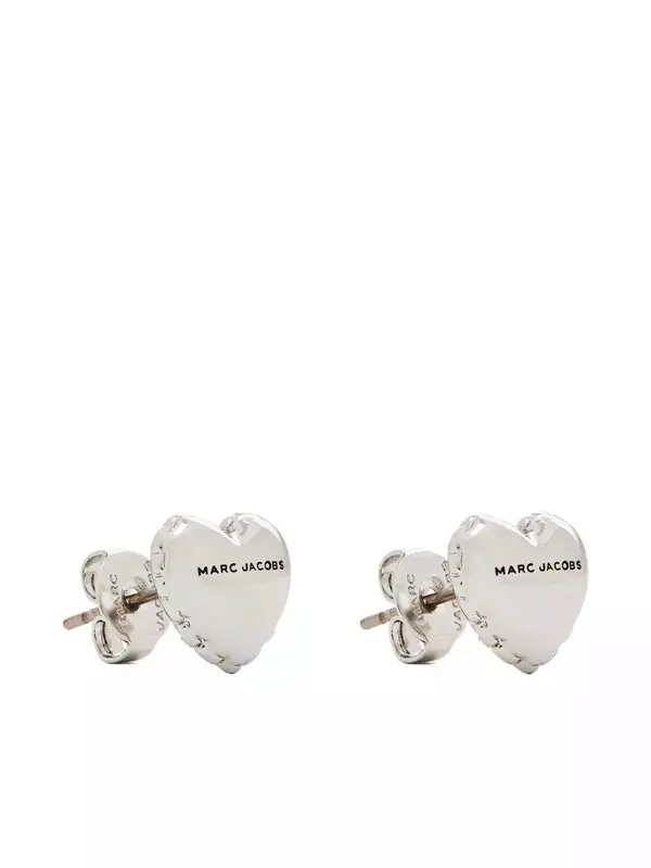 Marc Jacobs Heart Balloon Earrings - Silver