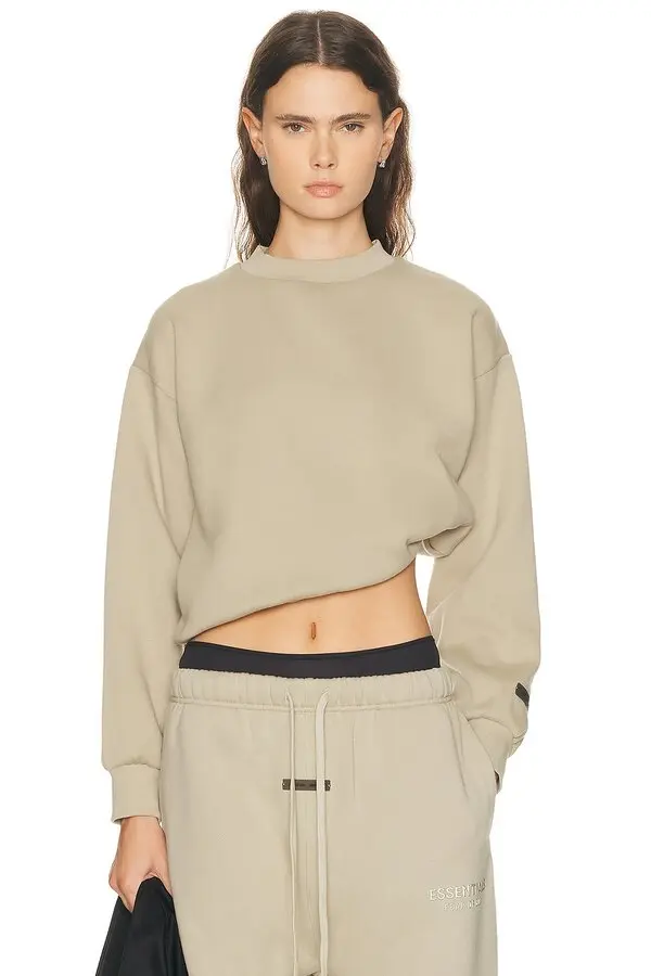 Fear Of God Fleece Crewneck - Abbey Stone