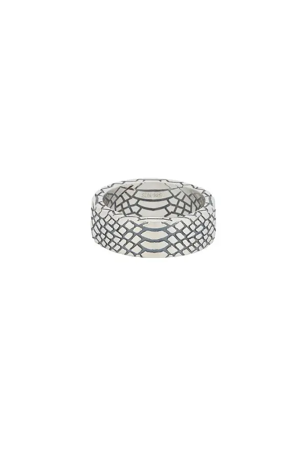 SERGE DENIMES Snake Ring - Silver