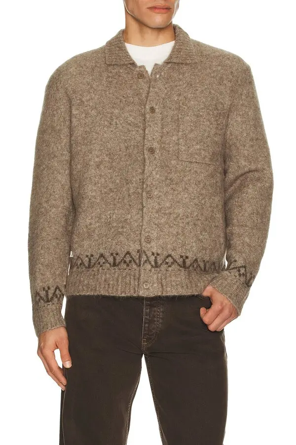 PERCIVAL Novel Collared Cardigan