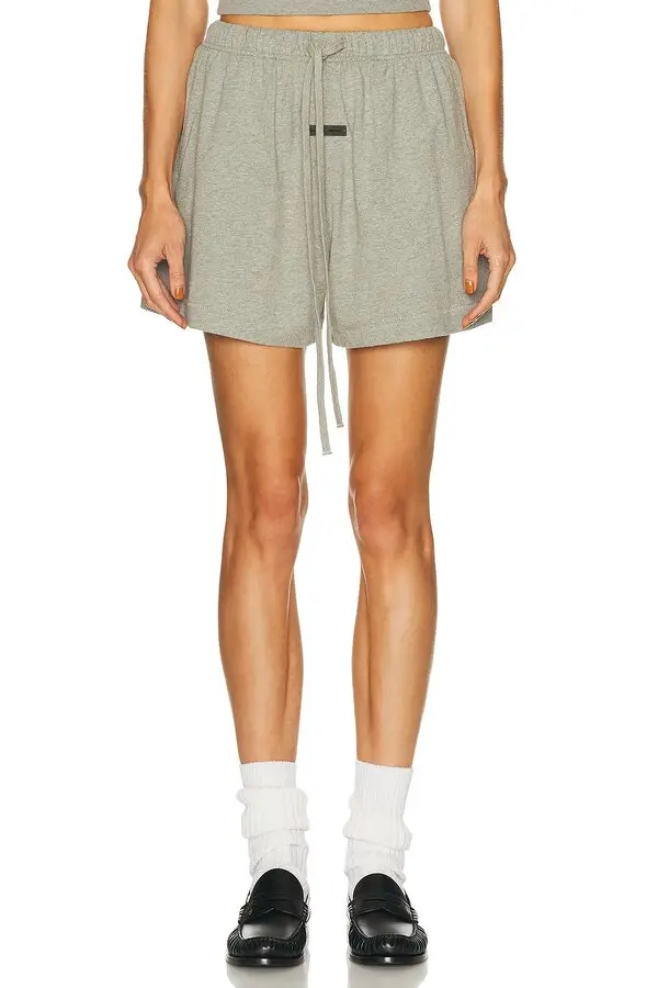 Fear Of God Soccer Short - Concrete Heather