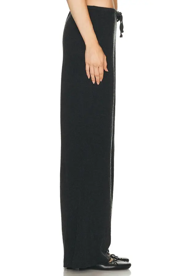 Enza Costa Cashmere Jersey Drawcord Pant