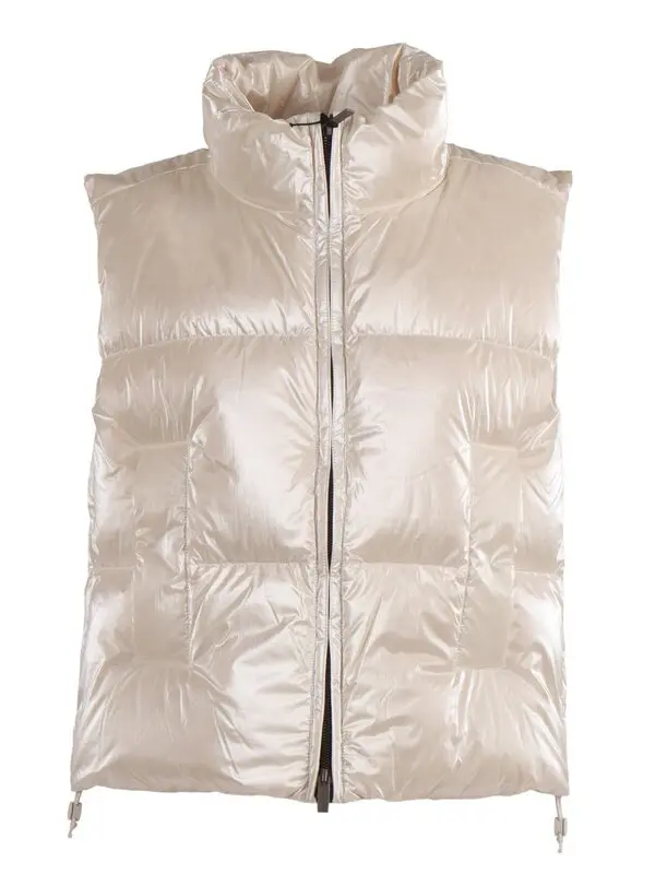 K-WAY Thille Thermo Pearly Waistcoat - White