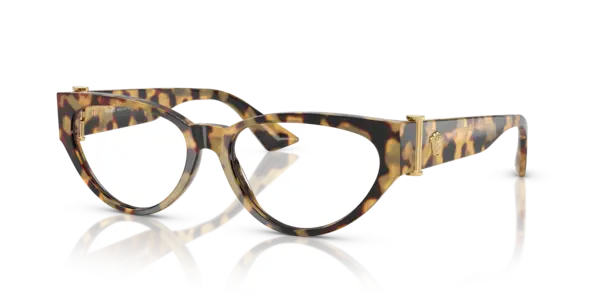 Versace Ve3366 Eyeglasses - Havane Marron-jaune