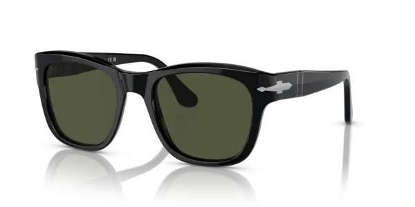 Persol Sunglasses Full Rim Square Frame - Noir