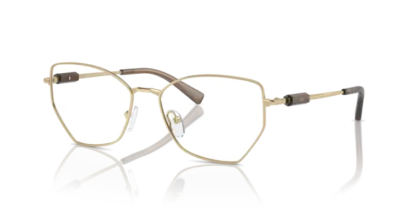 Armani Exchange Eyeglasses - Shiny Pale Gold