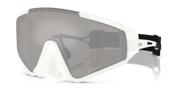 EA7 Full Rim Sports Sunglasses - Matte Artic White