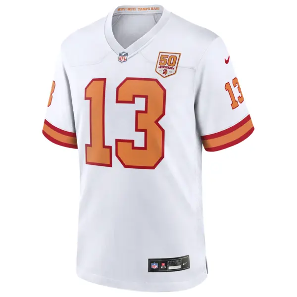 Nike Mike Evans Tampa Bay Buccaneers 50th Season Nfl Game Jersey - White