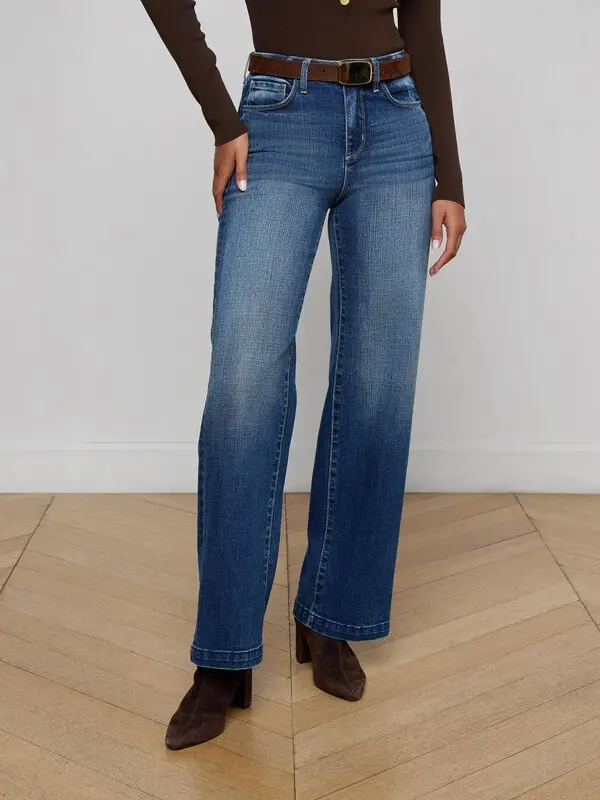 L'Agence Scottie Wide-leg Jean - Gladstone