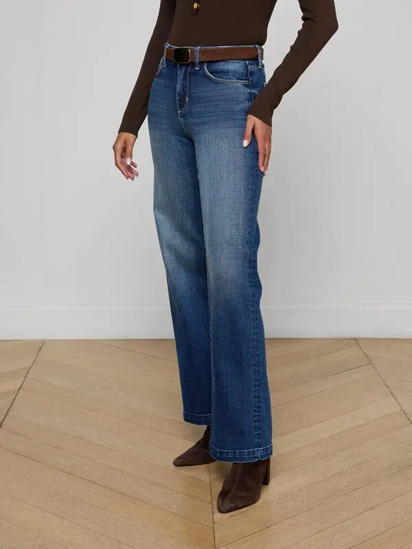 L'Agence Scottie Wide-leg Jean - Gladstone