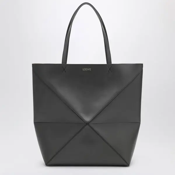 Loewe Puzzle Fold Xl Tote Bag - Grey