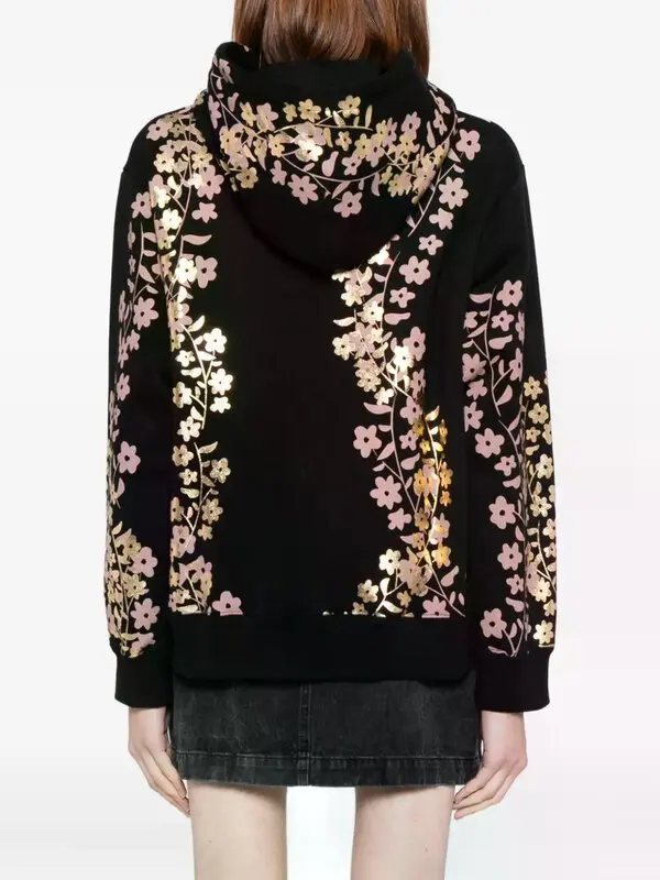 Cynthia Rowley Foil-print Hoodie