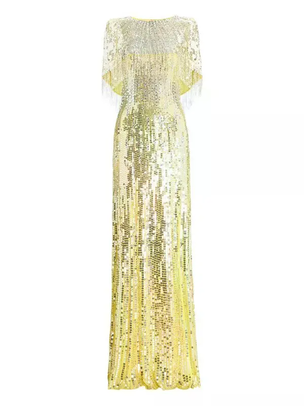 Jenny Packham Blake Sequin-embellished Maxi Dress