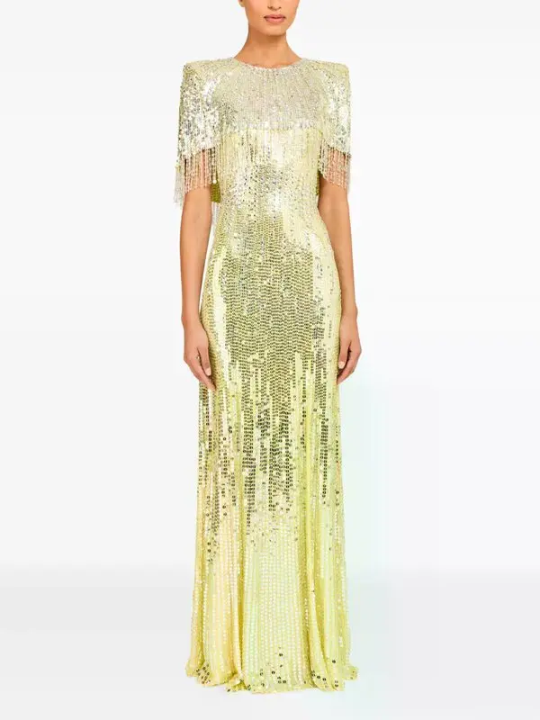 Jenny Packham Blake Sequin-embellished Maxi Dress