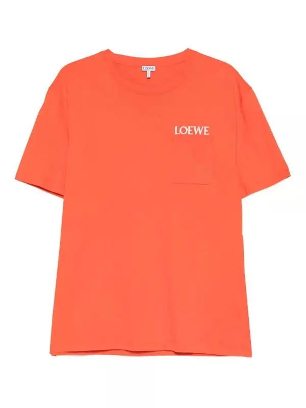 Loewe Relaxed Fit T-shirt In Cotton - Orange
