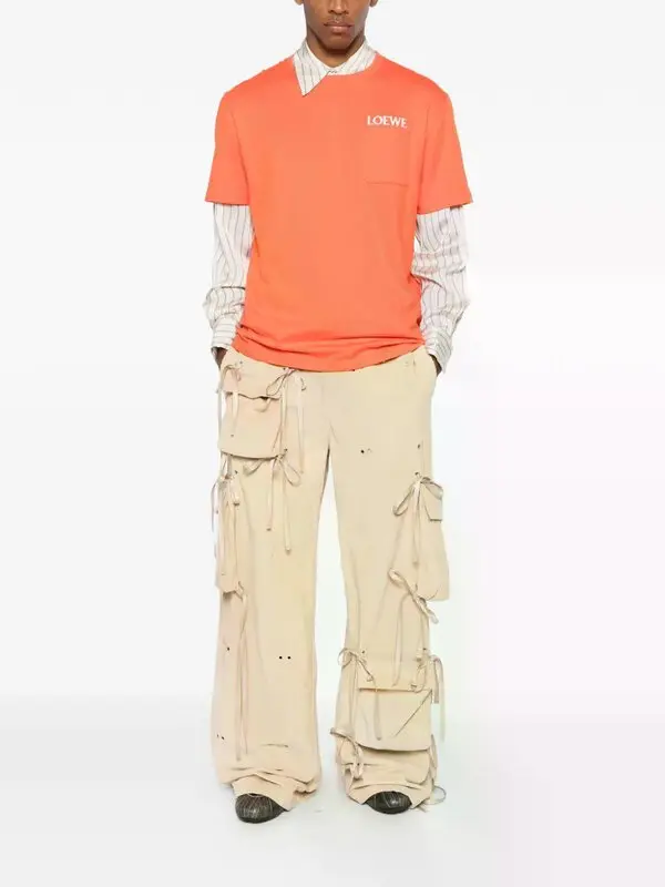 Loewe Relaxed Fit T-shirt In Cotton - Orange