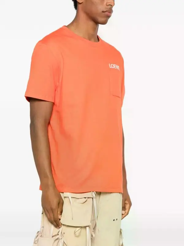 Loewe Relaxed Fit T-shirt In Cotton - Orange