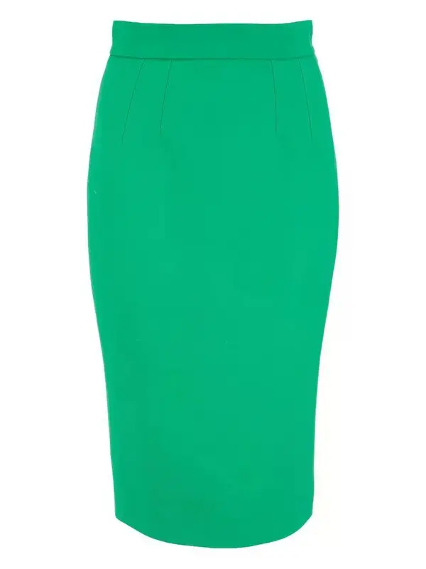 Dolce & Gabbana Back-slit Midi Skirt
