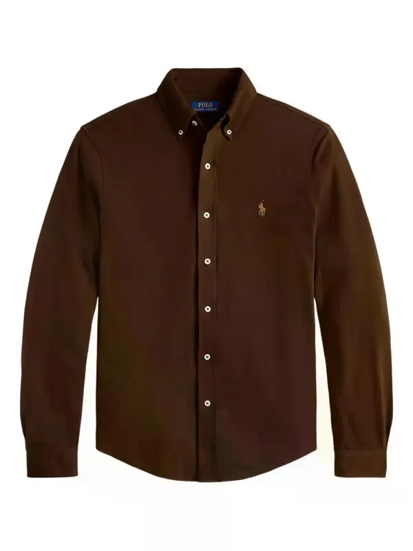 Polo Ralph Lauren Logo-detail Long-sleeve Shirt - Brown