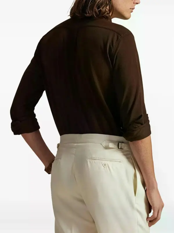 Polo Ralph Lauren Logo-detail Long-sleeve Shirt - Brown