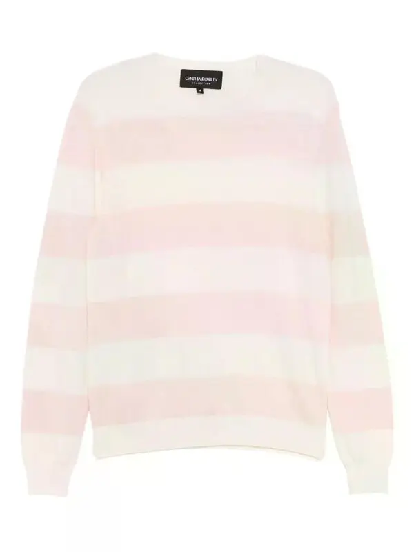 Cynthia Rowley Striped Long Sleeve Top - Neutrals