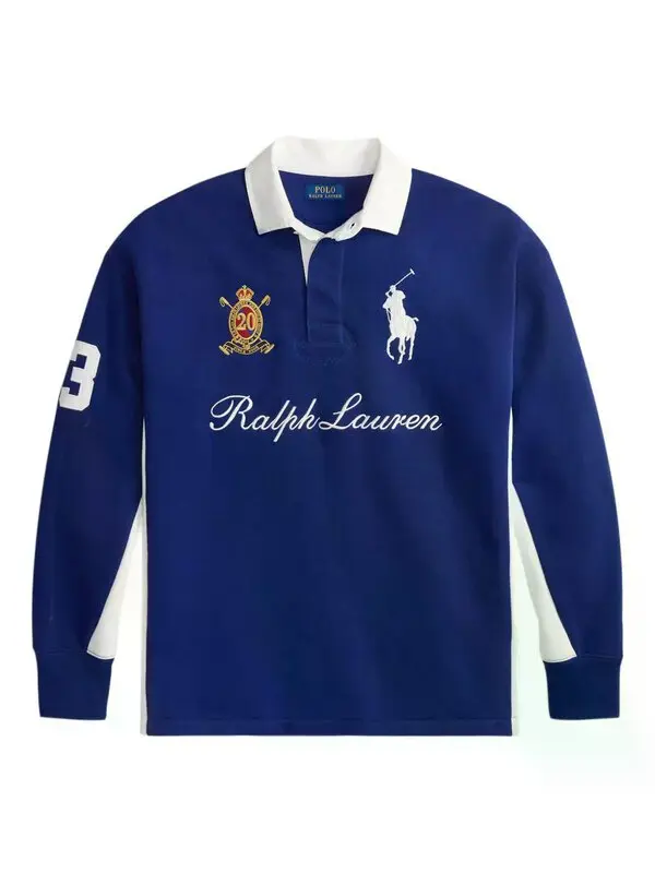 Polo Ralph Lauren Long-sleeve Rugby Polo Shirt - Blue