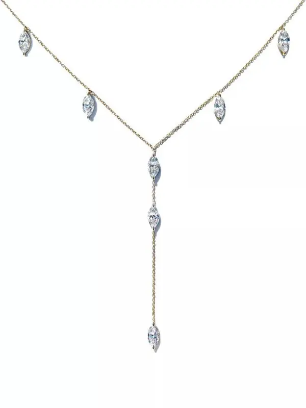 LOEV 14k Recycled Yellow Diamond Y-necklace - Gold